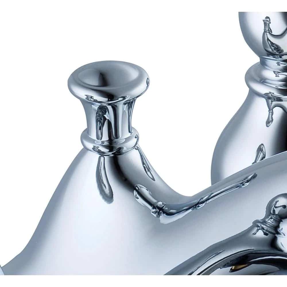 Glacier Bay Mandouri 1003 002 698 4 in. Centerset 2-Handle Low-Arc ...