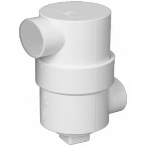 Charlotte Pipe PVC 00720X 0600HD 3 in. x 6 in. x 1-1/2 in. PVC DWV Hub ...