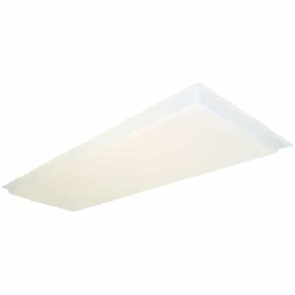 Lithonia Lighting D15SBDDROP 1-1/3 ft. x 4 ft. Dropped White Acrylic ...