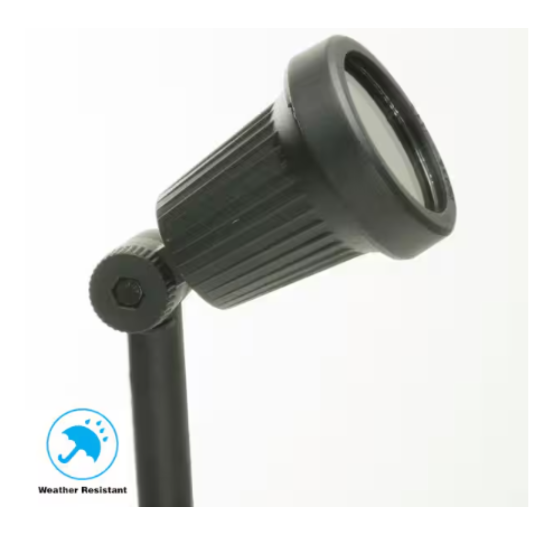 Hampton Bay L08637 Low Voltage 20-Watt Black Halogen Outdoor Landscape Flood Light - CrateDrops