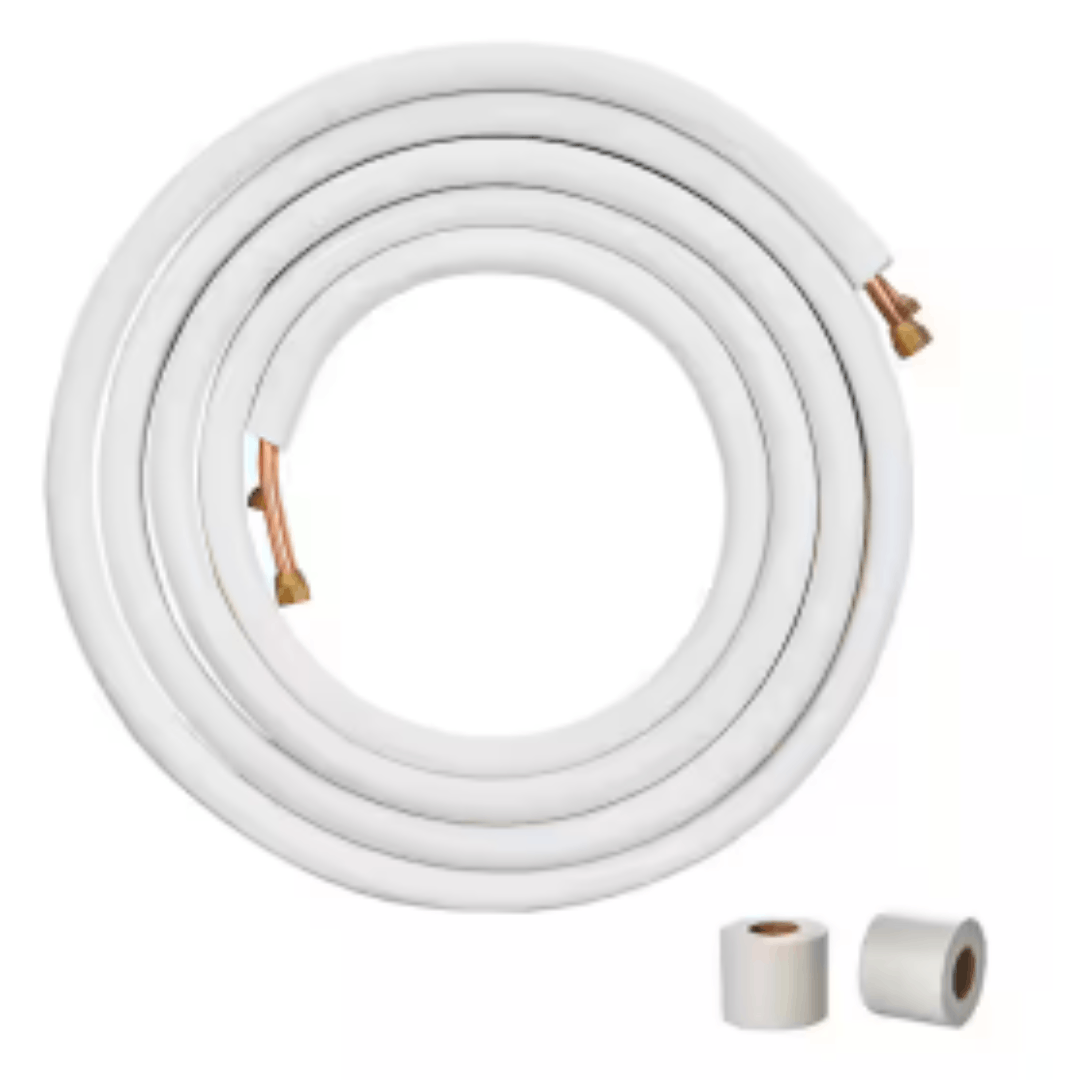 VEVOR KDLJTG25FT14RVL0CV0 25 ft. Mini Split Line Set 1/4 in. and 3/8 in ...