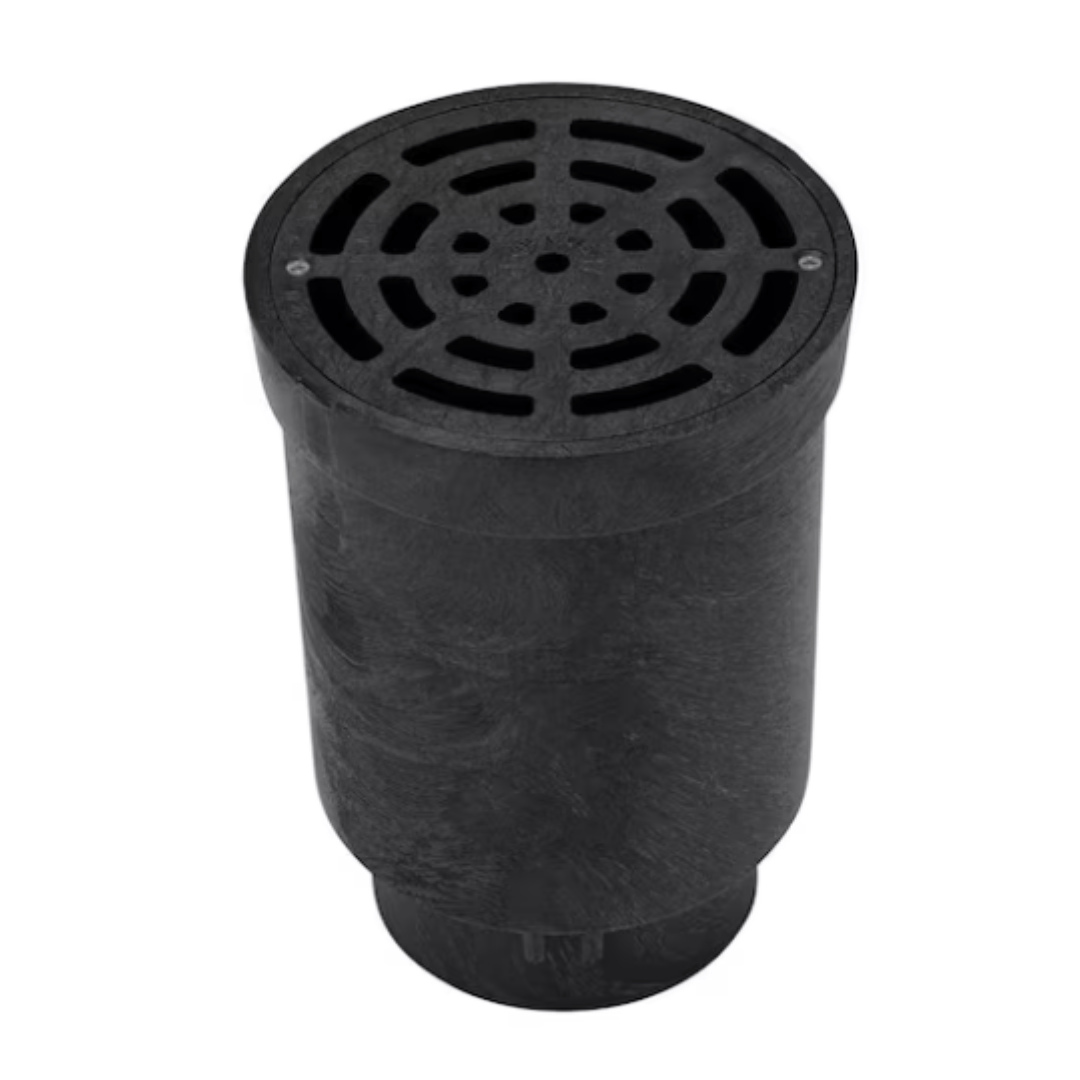 NDS FWSD69 6 in. x 4 in. x 9 in. Plastic Flo Well Surface Drain Catch ...
