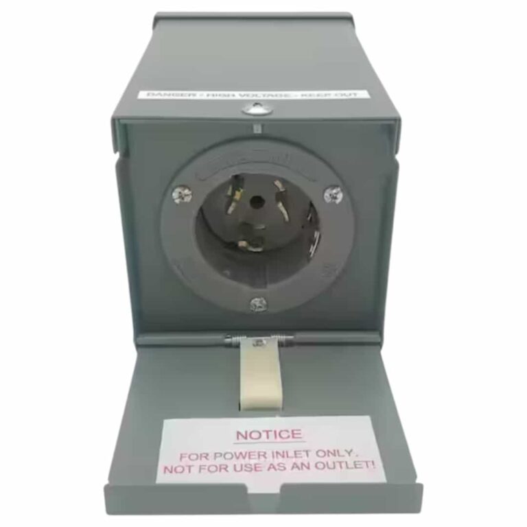 Connecticut Electric EGSPI50 50 Amp Power Inlet Box (CS6375) with Cover ...