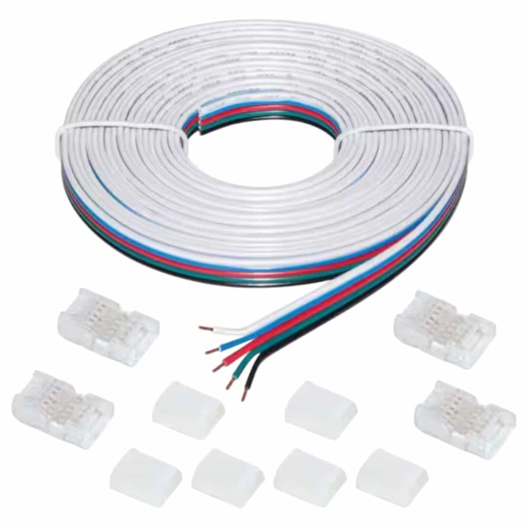 Commercial Electric 760110 13 ft. Connector Cord LED Strip Light ...