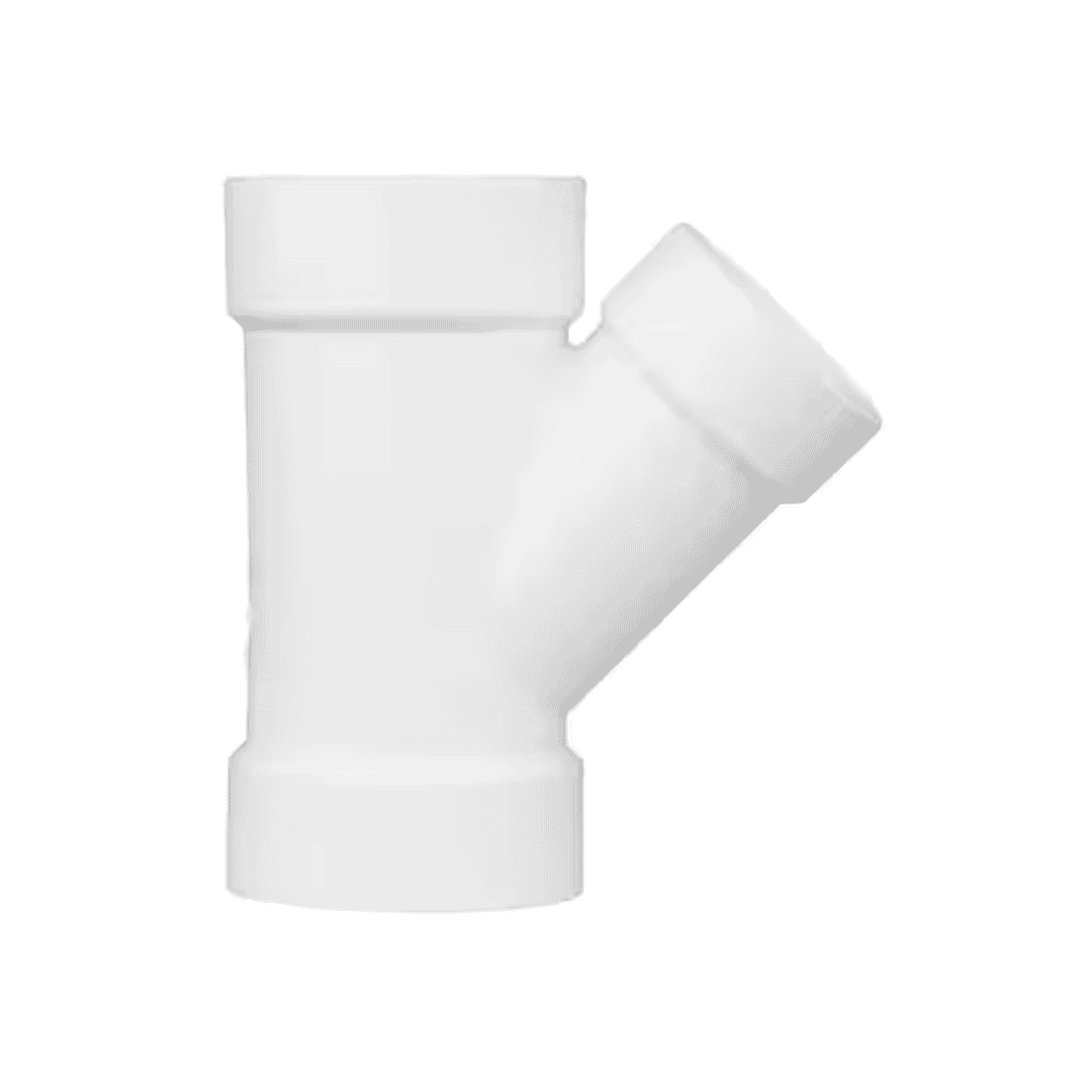 Charlotte Pipe PVC 00601 2400 6 in. x 6 in. x 4 in. PVC DWV Wye ...